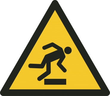 Global-Stickers.com - Warnzeichen W007 nach DIN ISO 7010 - 100mm