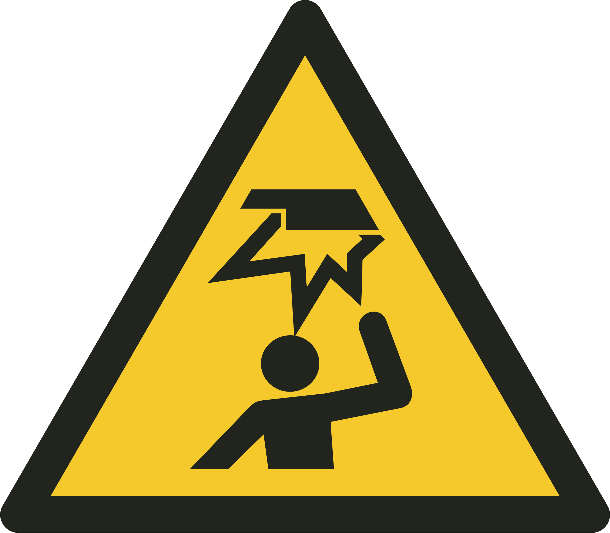 Global-Stickers.com - Warnzeichen W020nach DIN ISO 7010 - 200mm